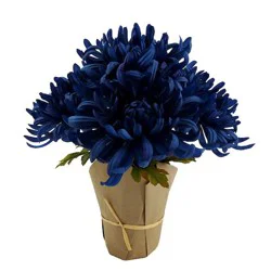 14" Potted Dark Blue Mum By Ashland 12 in x 12 in x 14 in | shipt