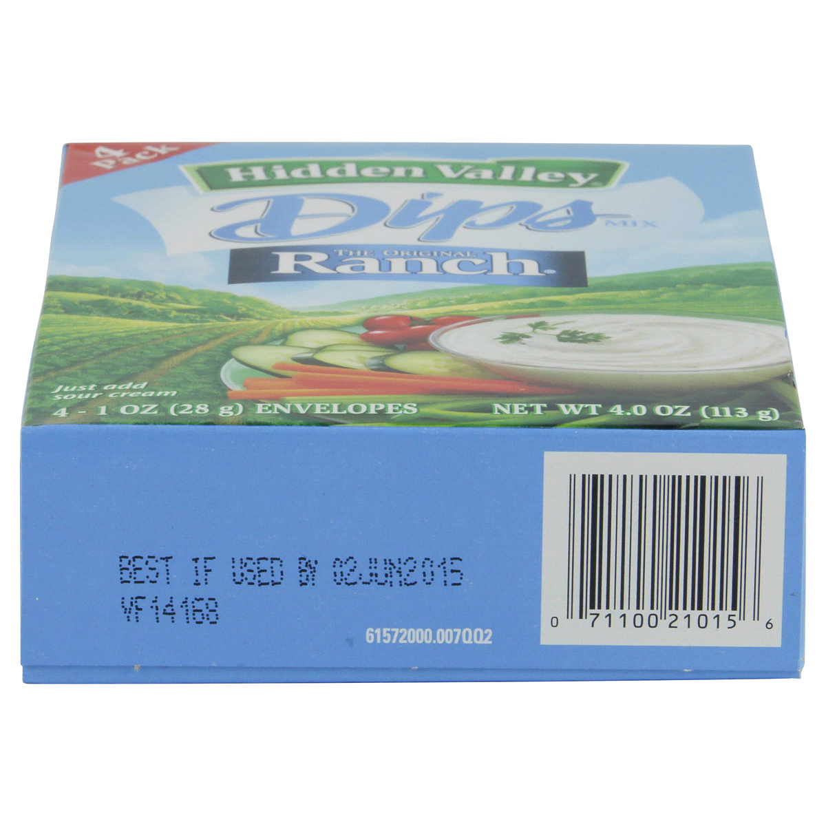 Hidden Valley Gluten Free Original Ranch Dips Mix Packets 4 ct; 1 oz ...