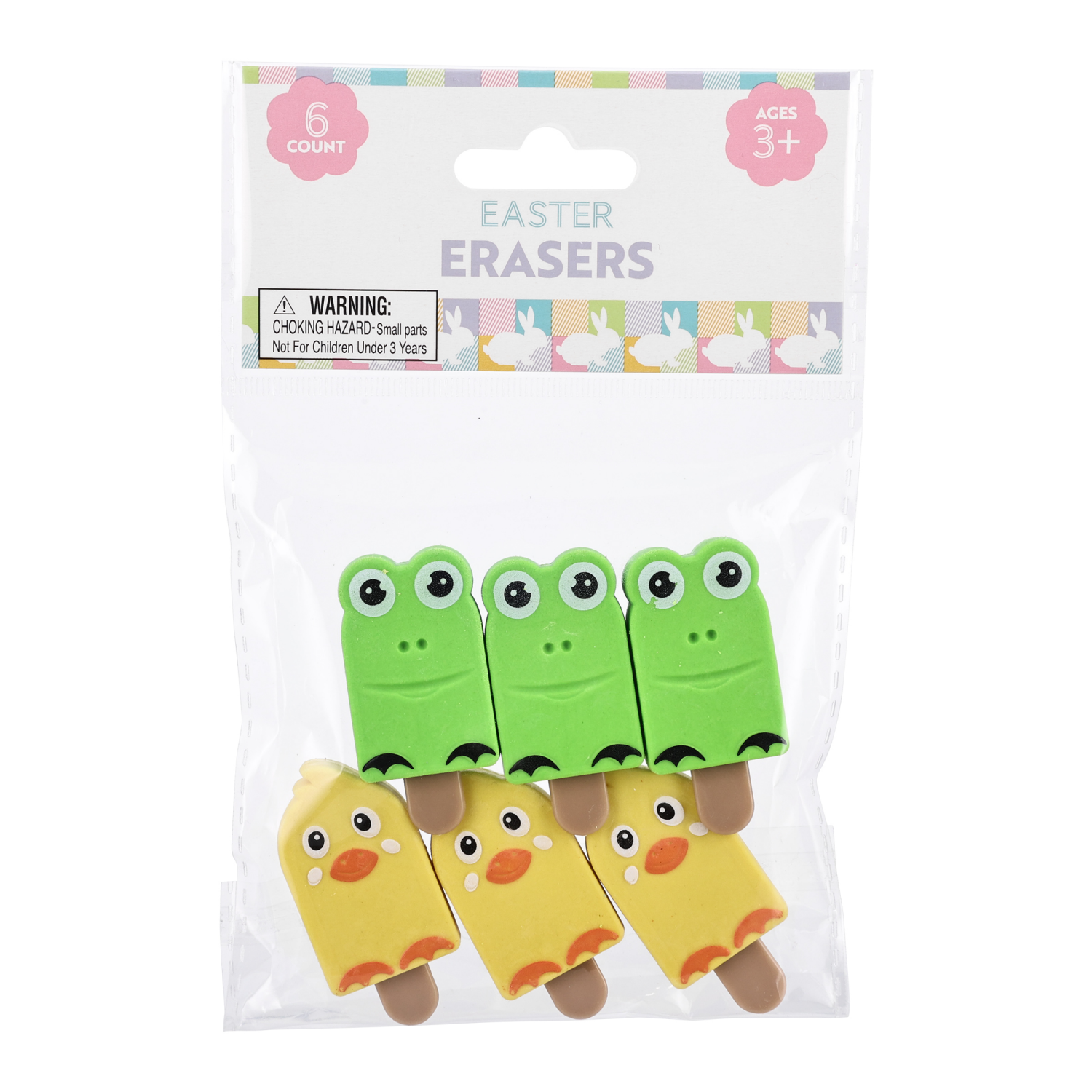 Meijer Corporate Seasonal Meijer Easter Icepop Eraser 6ct, 2 Assorted ...