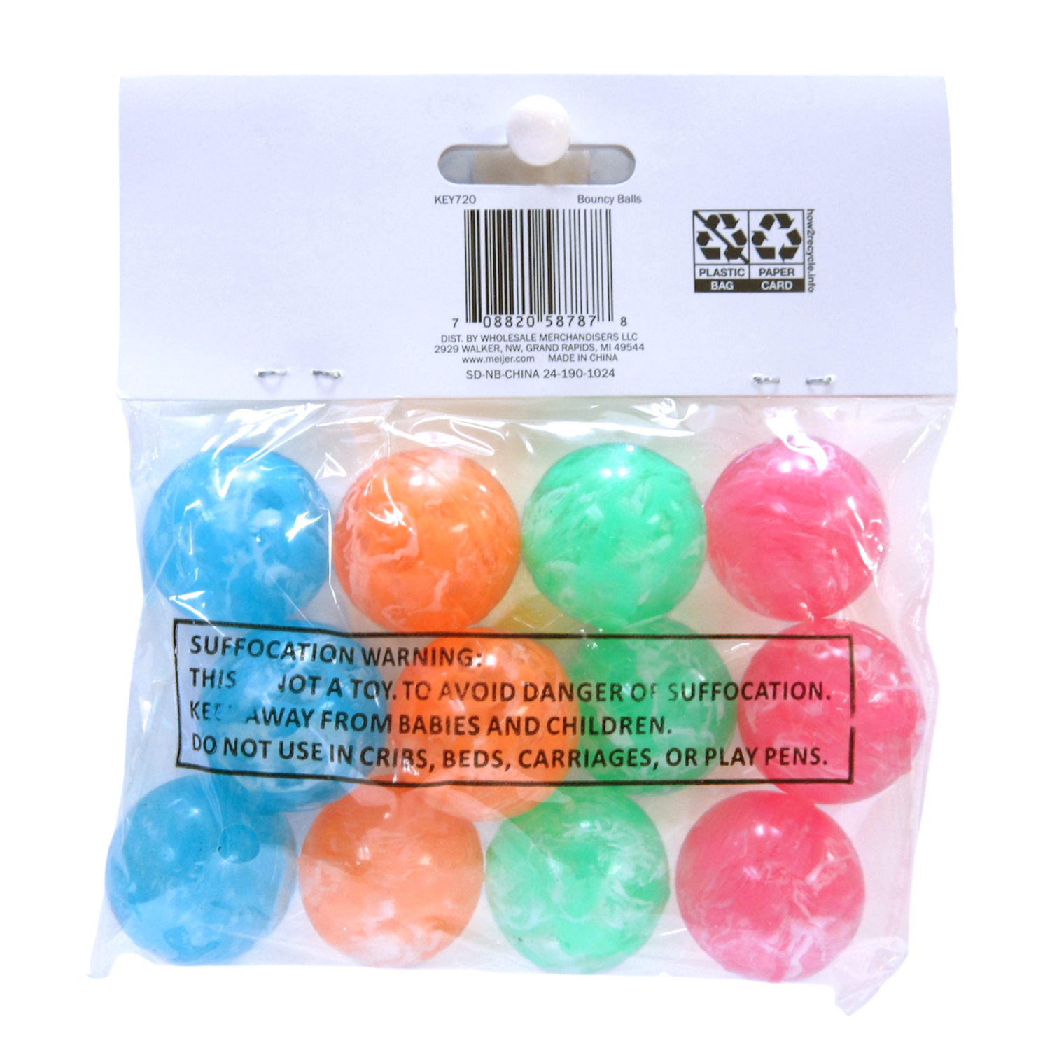 Meijer Corporate Seasonal Meijer Easter Bouncy balls 12 ct | shipt