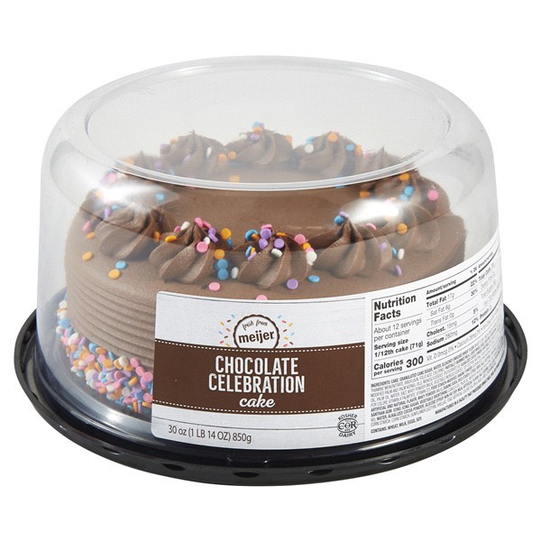 Fresh from Meijer 7" Chocolate Celebration Cake 29.9 oz | Shipt