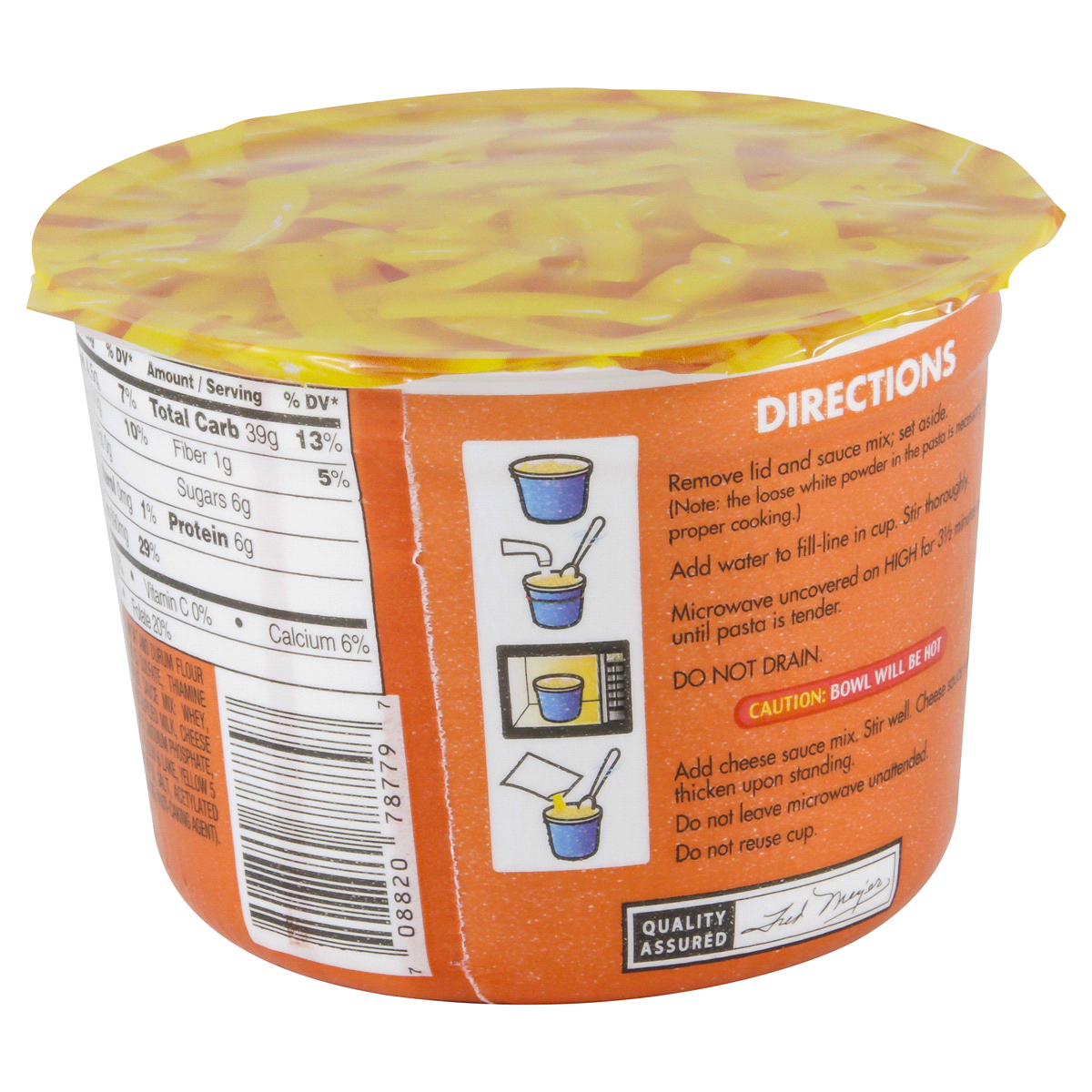 Meijer Mac & Cheese Single Serve Microwave Cup 2.05 oz | Shipt