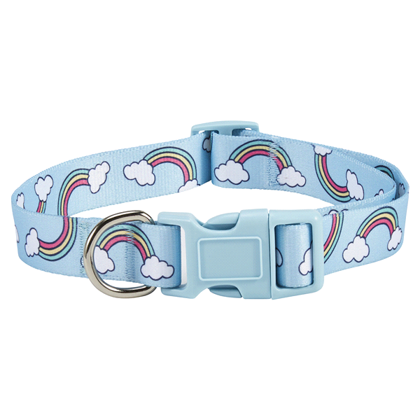 Meijer Pet Collar, Rainbow Cloud Blue, Large LG | Shipt