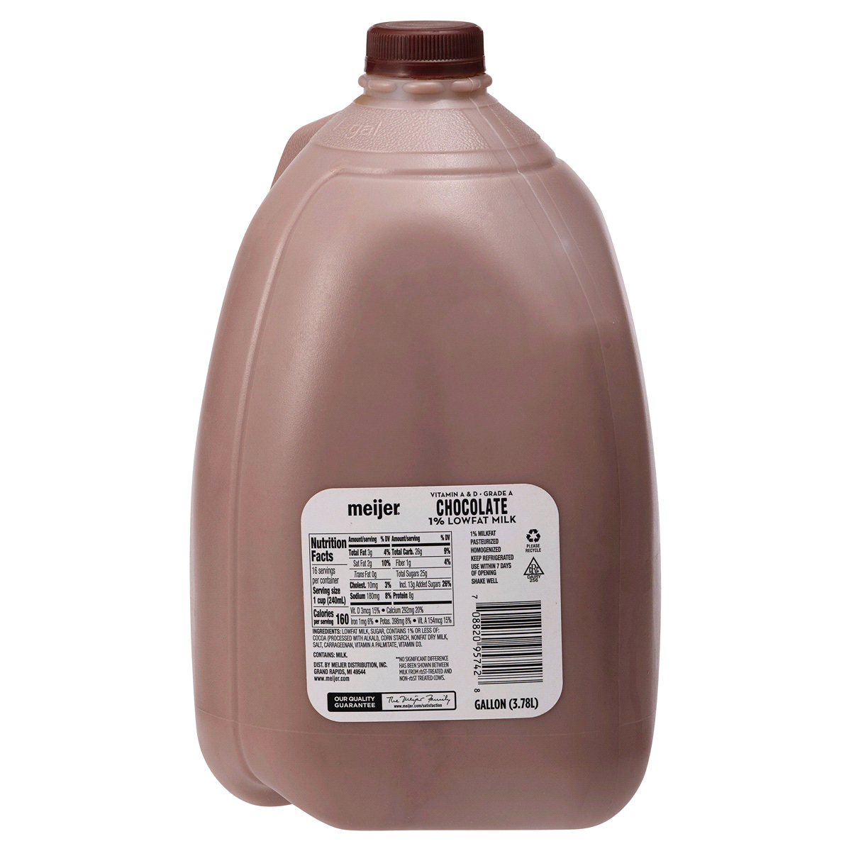 Meijer Chocolate 1% Lowfat Milk 1 gal | Shipt
