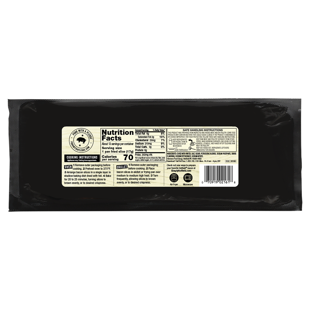 Hatfield Extra Thick Cut Tripled Smoked Bacon, 22 oz 22 oz | Shipt