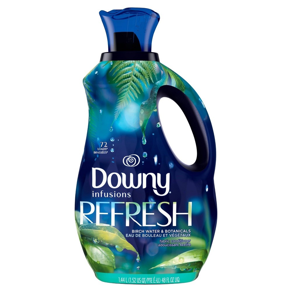 Downy Infusions Liquid Fabric Softener, Refresh, Birch Water ...