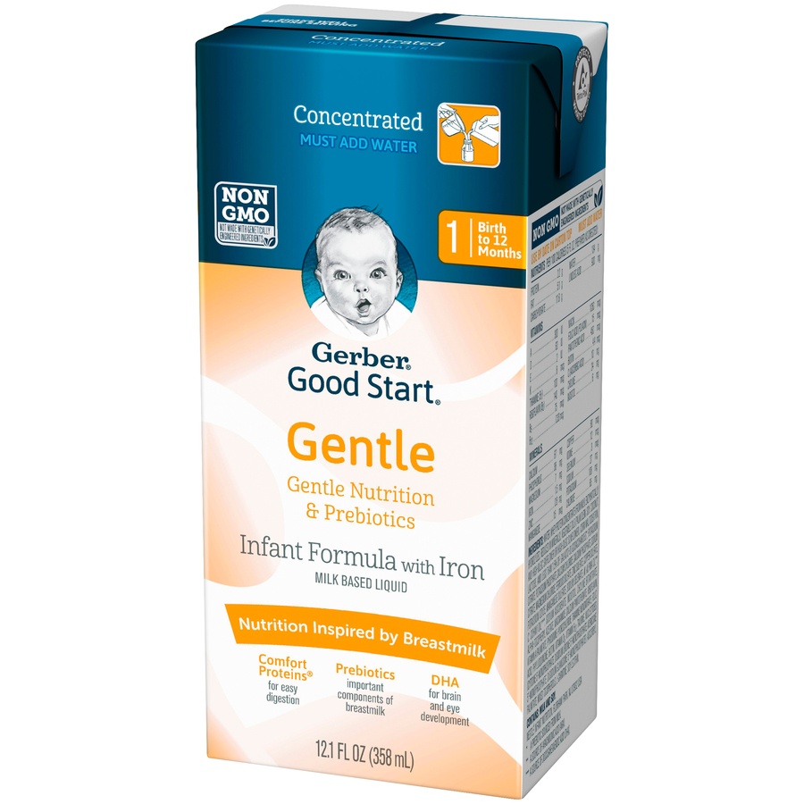 Gerber Good Start Gentle Non-gmo Concentrated Liquid Infant Formula ...