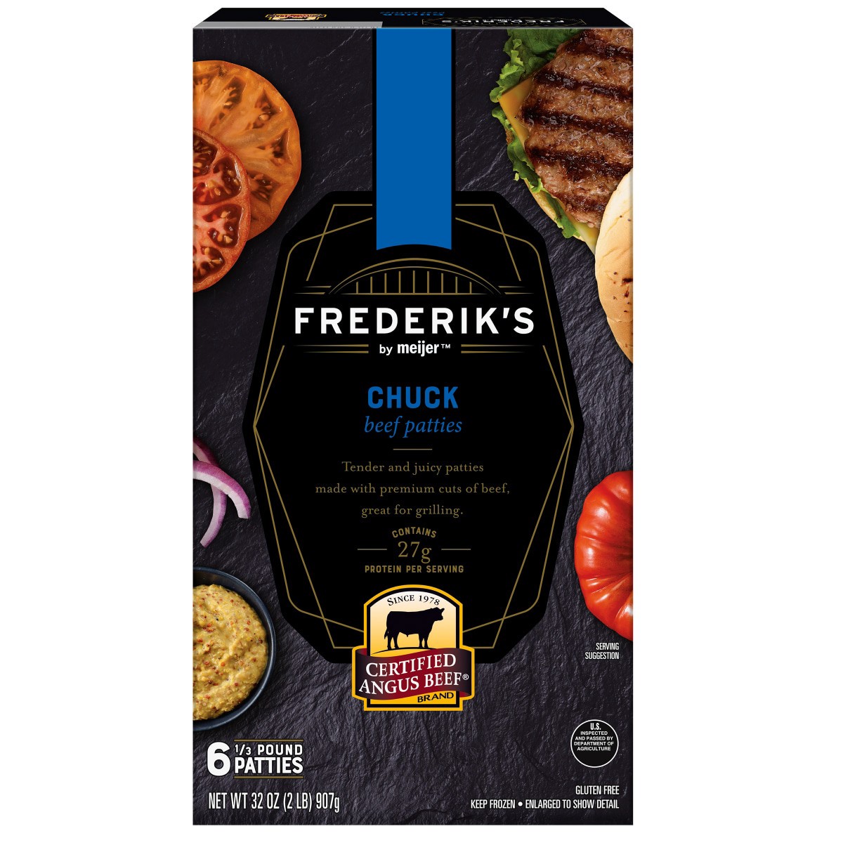 FREDERIKS BY MEIJER Frederik's By Meijer Certified Angus Beef Ground ...