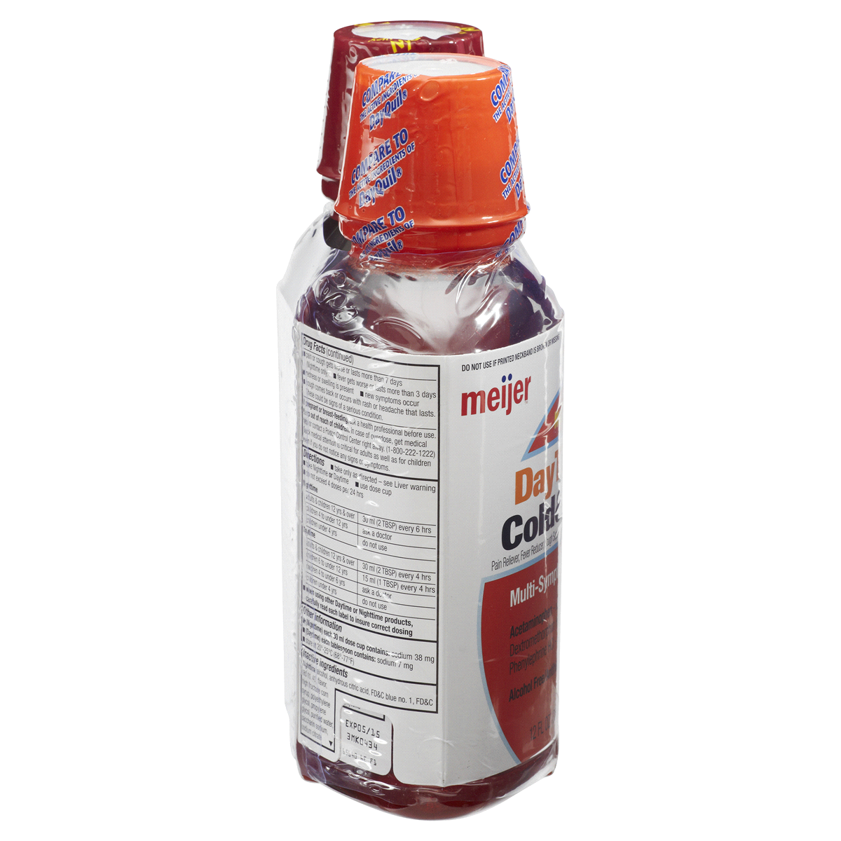 Meijer Daytime & Nighttime Cold & Flu Relief; Cold Medicine Combination ...