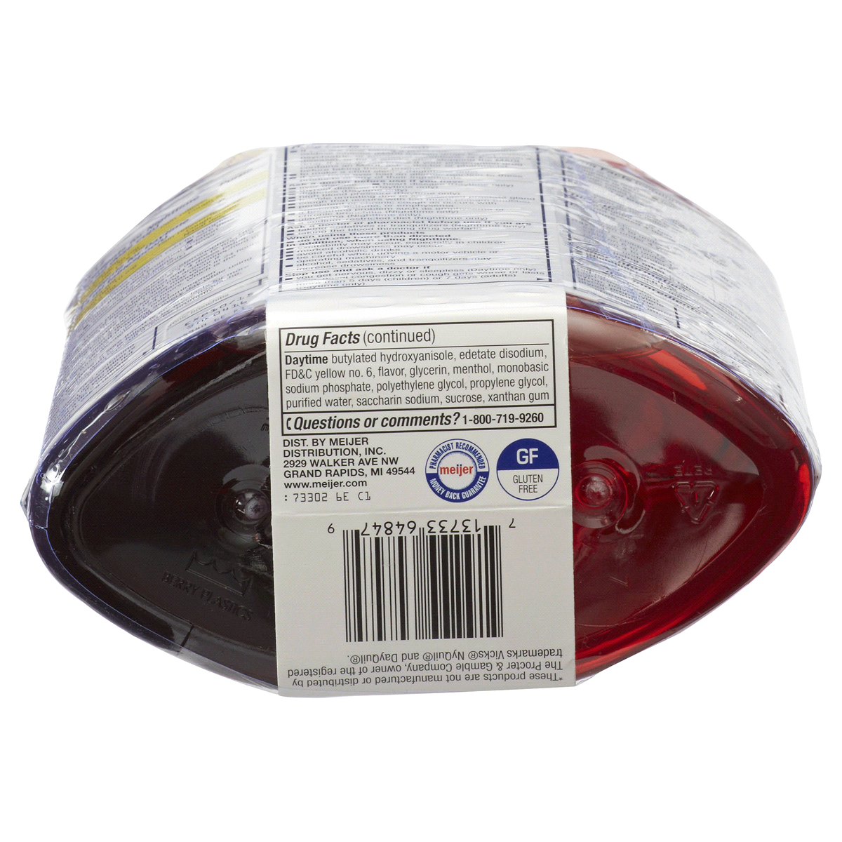 Meijer Daytime & Nighttime Cold & Flu Relief; Cold Medicine Combination ...