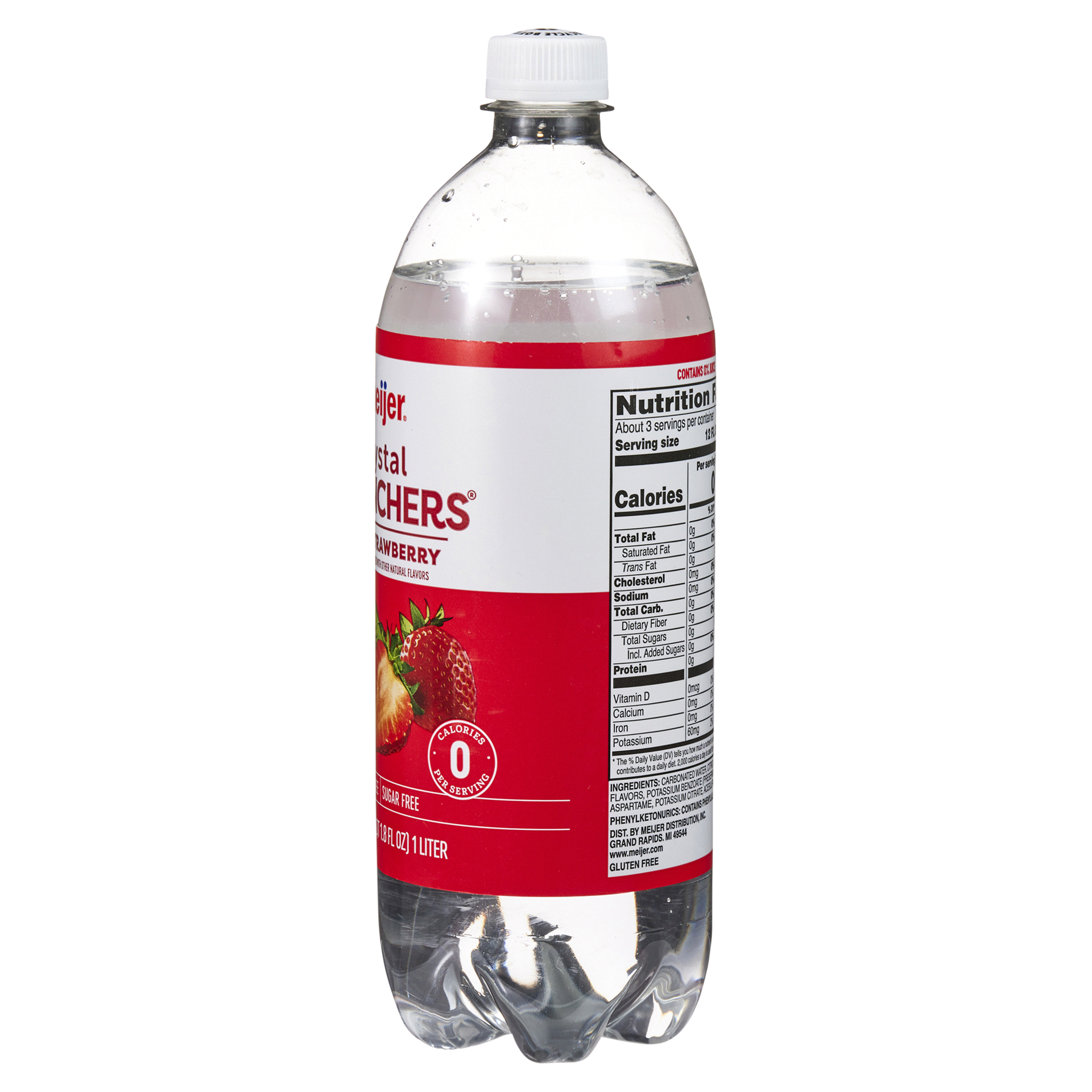 Meijer Strawberry Kiwi Crystal Quenchers 1 liter | Shipt