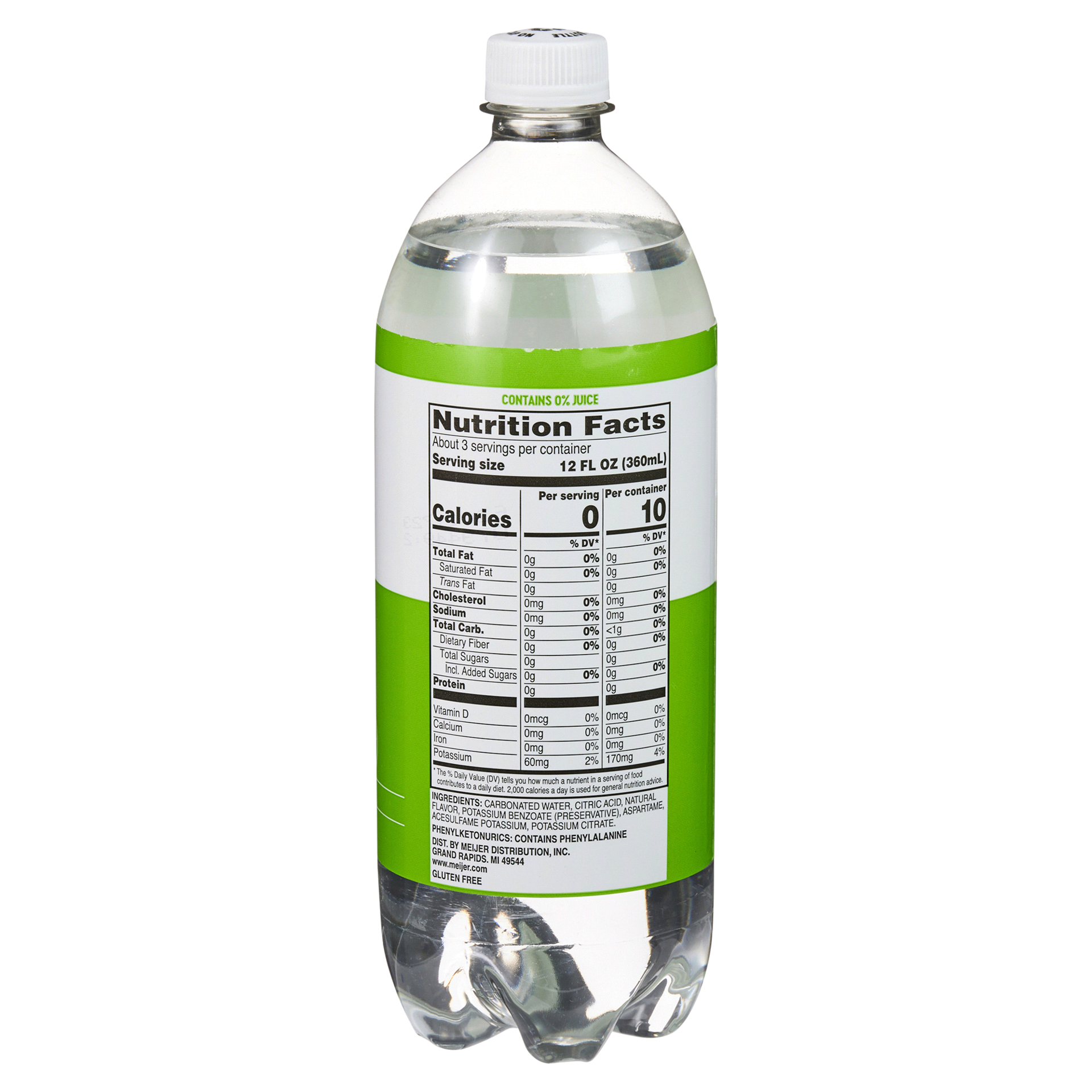 Meijer White Grape Crystal Quenchers 1 liter | Shipt
