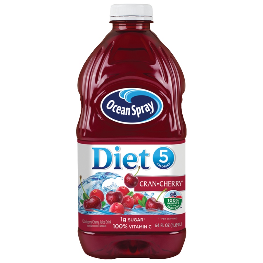 Ocean Spray Diet Cran-Cherry Juice 64 fl oz | Shipt