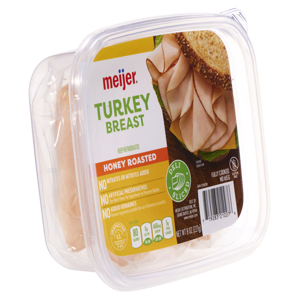 Meijer Honey Roasted Turkey Breast, 8 oz 8 oz | Shipt