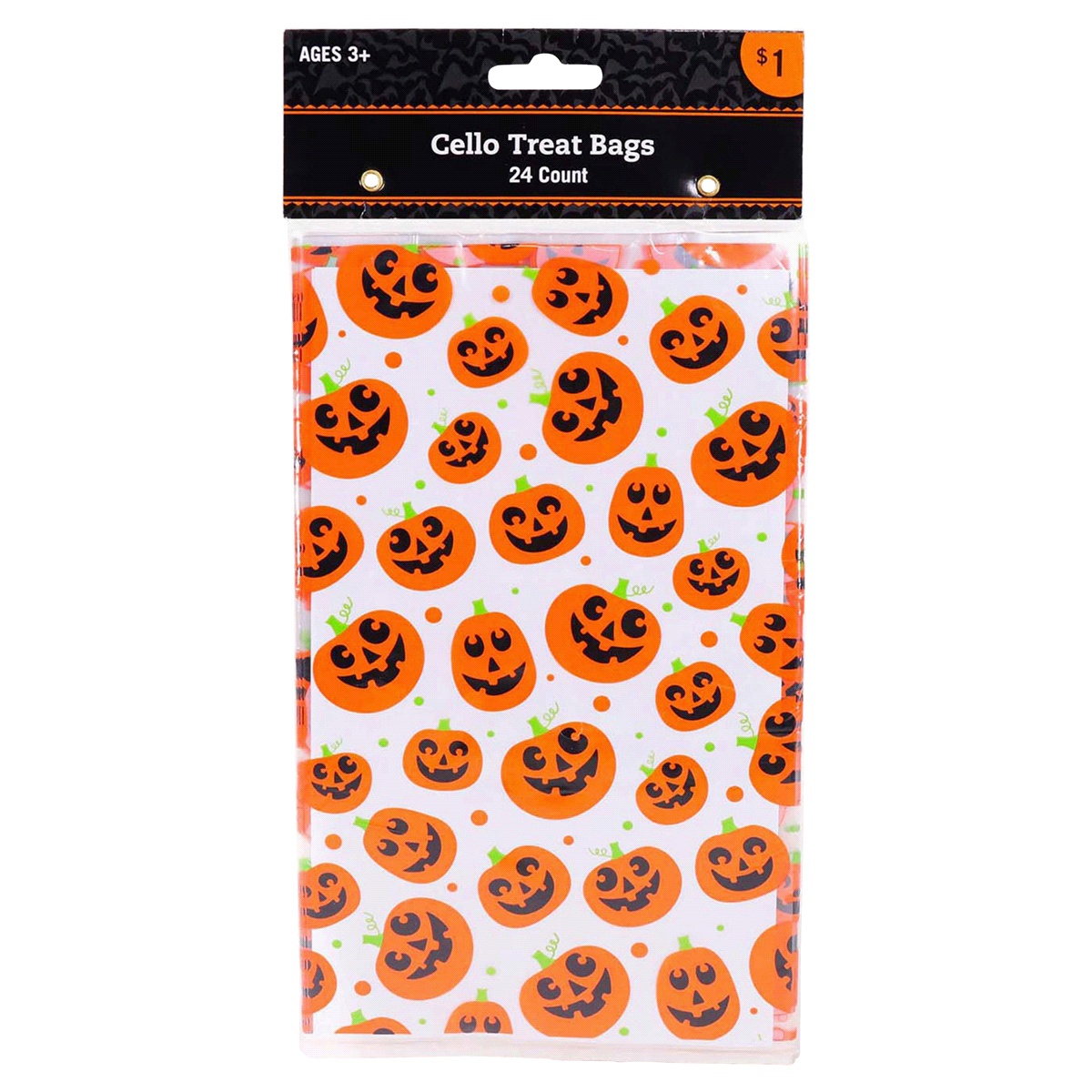 Meijer Corporate Seasonal Meijer Halloween Cello Treat Bag, 2 Assorted ...