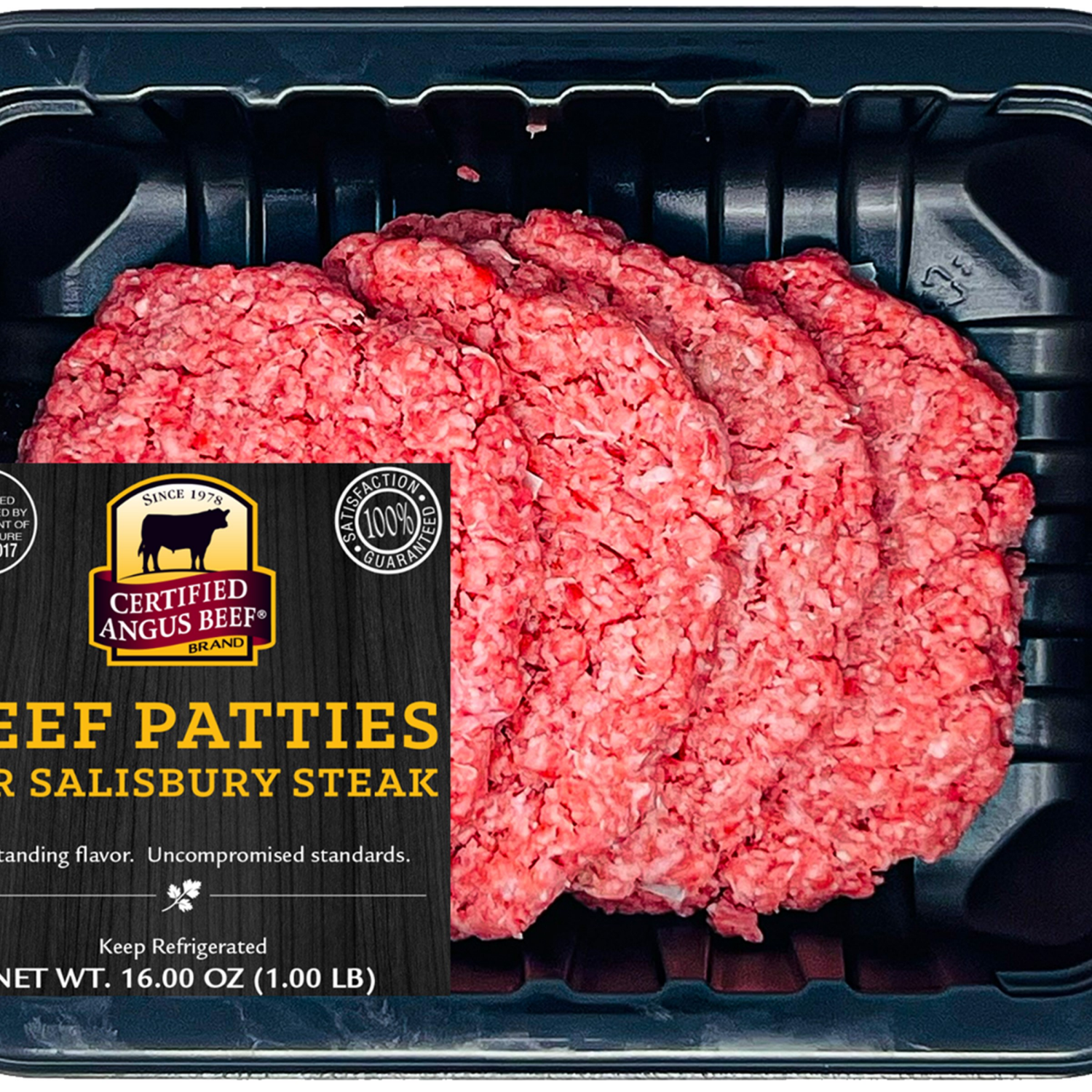 Certified Angus Beef Salisbury Steak Beef Patties, 4 CT, 1 Lb. 4 ct; 1 ...