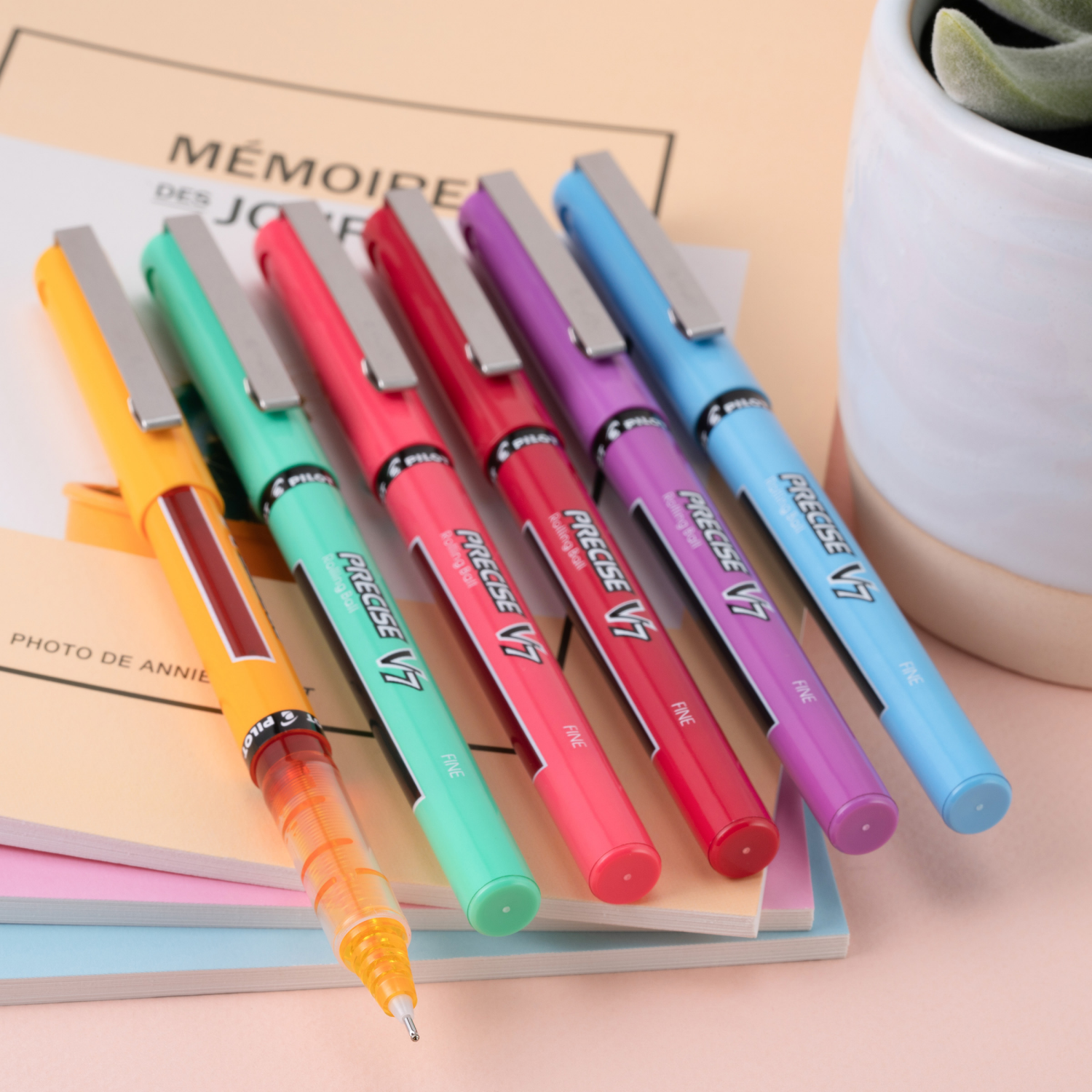 Pilot Precise V7 Harmony Collection Rolling Ball Pens, Fine Point ...