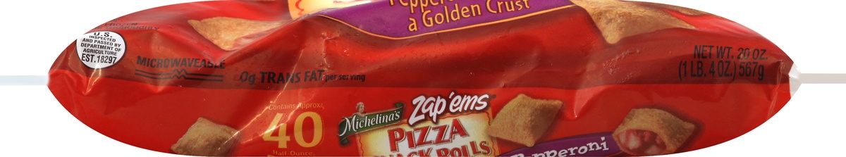 Michelina's Zap 'Ems Pepperoni Pizza Snack Rolls 40 ct; 0.5 oz | Shipt
