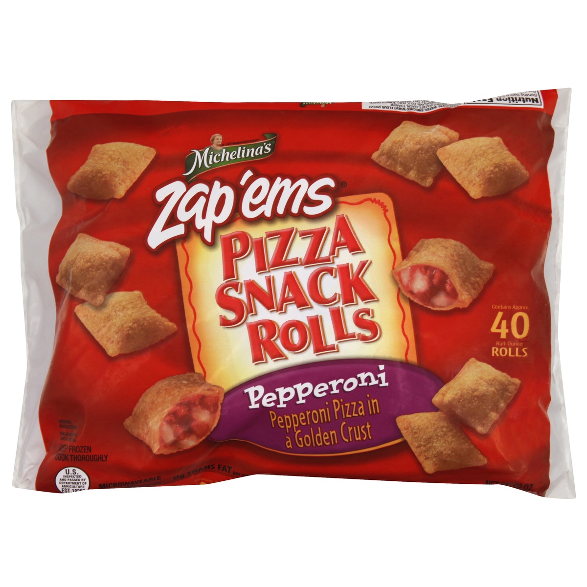 Michelina's Zap 'Ems Pepperoni Pizza Snack Rolls 40 ct; 0.5 oz | Shipt