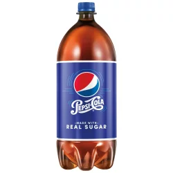 Pepsi Throwback made with Real Sugar Soda Bottle 2 liter | Shipt