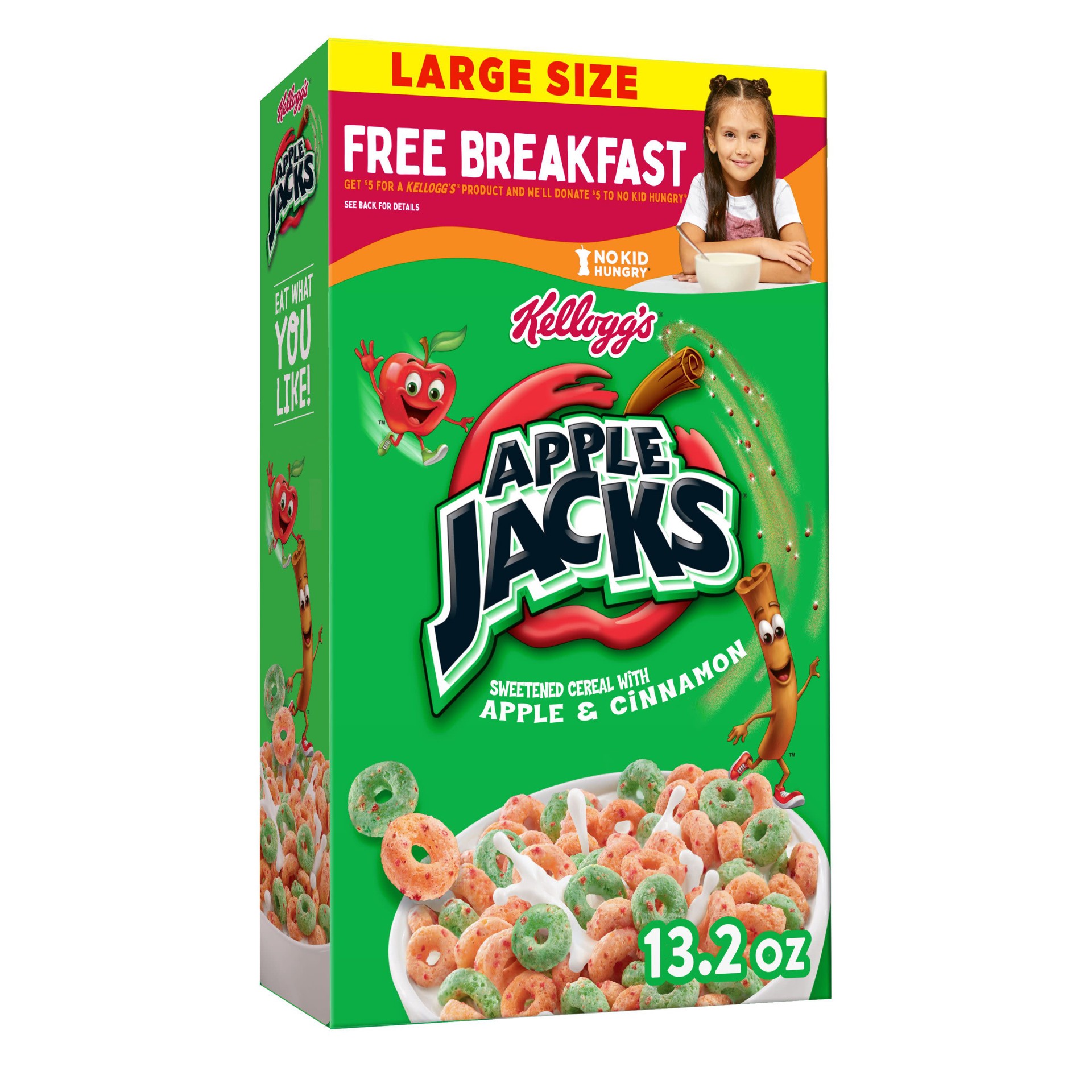 Kellogg's Apple Jacks Original Cold Breakfast Cereal 13.2 oz | Shipt