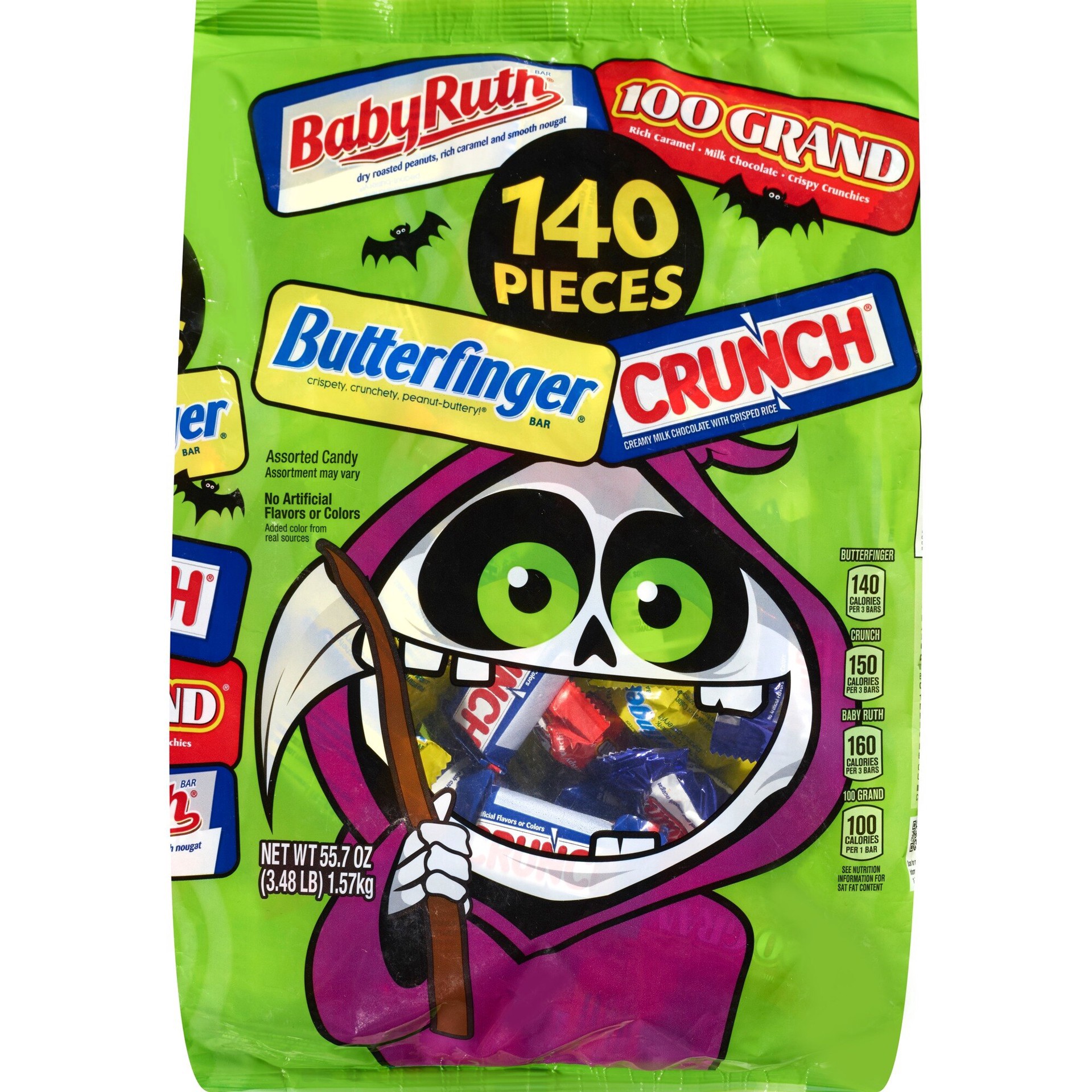 Ferrero Butterfinger, Crunch, Baby Ruth, and 100 Grand, Assorted ...