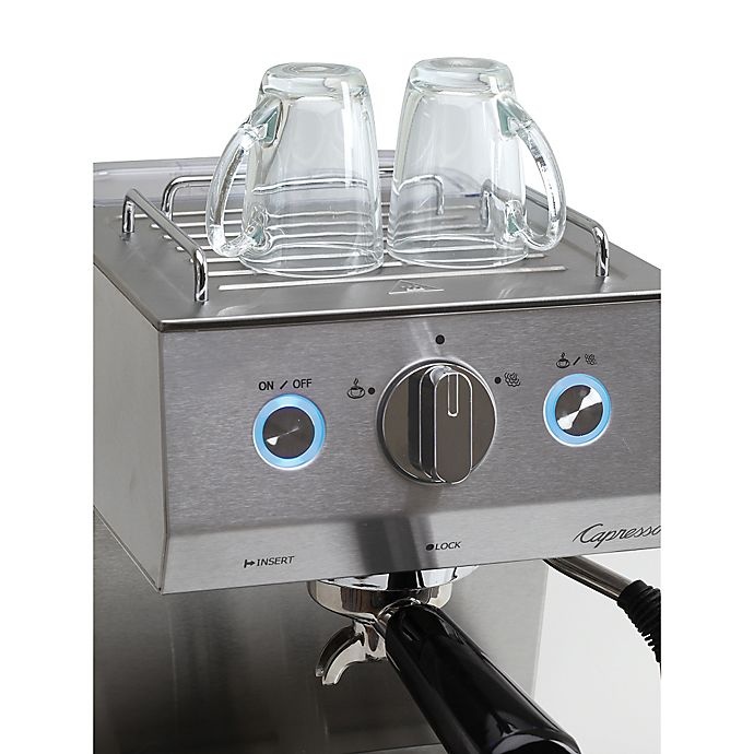 Capresso Caf PRO Professional Stainless Steel Espresso & Cappuccino ...