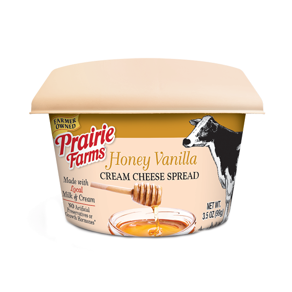 Prairie Farms Honey Vanilla Cream Cheese Spread 3.5 oz | Shipt
