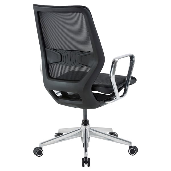 WORKPRO Sentrix Ergonomic Mesh/Mesh Mid-Back Manager Chair, Fixed Arms ...