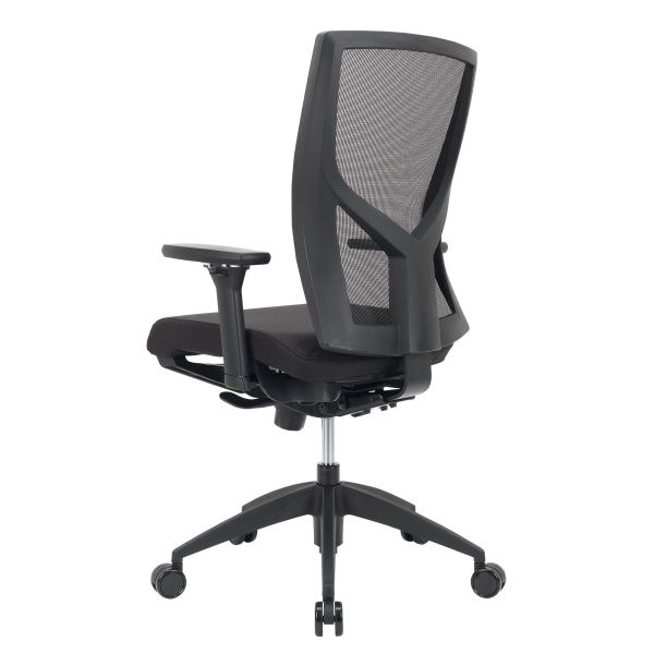 WORKPRO Oceanic Mesh/Fabric Ergonomic High-Back Executive Chair, Black ...