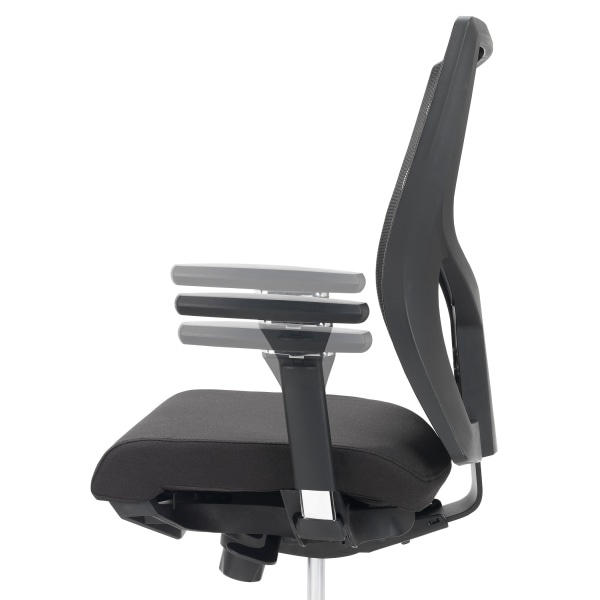 WORKPRO Oceanic Mesh/Fabric Ergonomic High-Back Executive Chair, Black ...