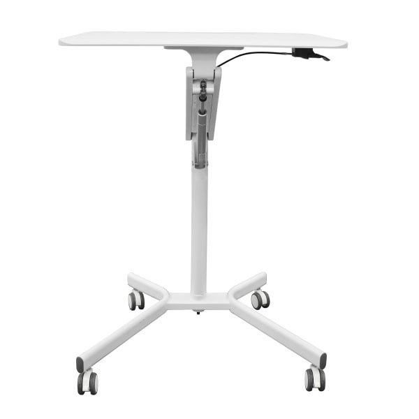 Realspace 28"W Mobile Sit-To-Stand Compact Desk, White 1 ct | Shipt