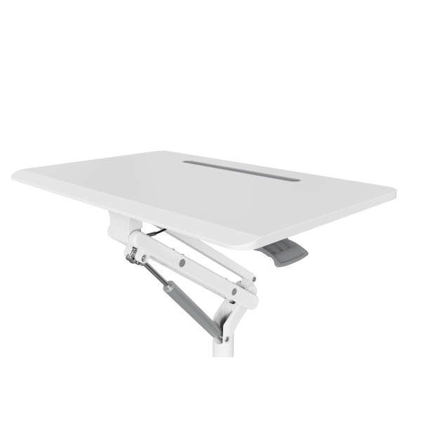 Realspace 28"W Mobile Sit-To-Stand Compact Desk, White 1 ct | Shipt