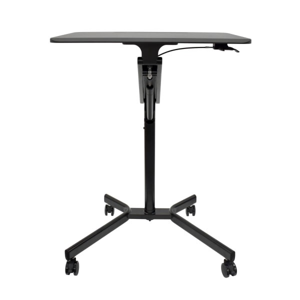 Realspace 28"W Mobile Sit-To-Stand Compact Desk, Black 1 ct | Shipt