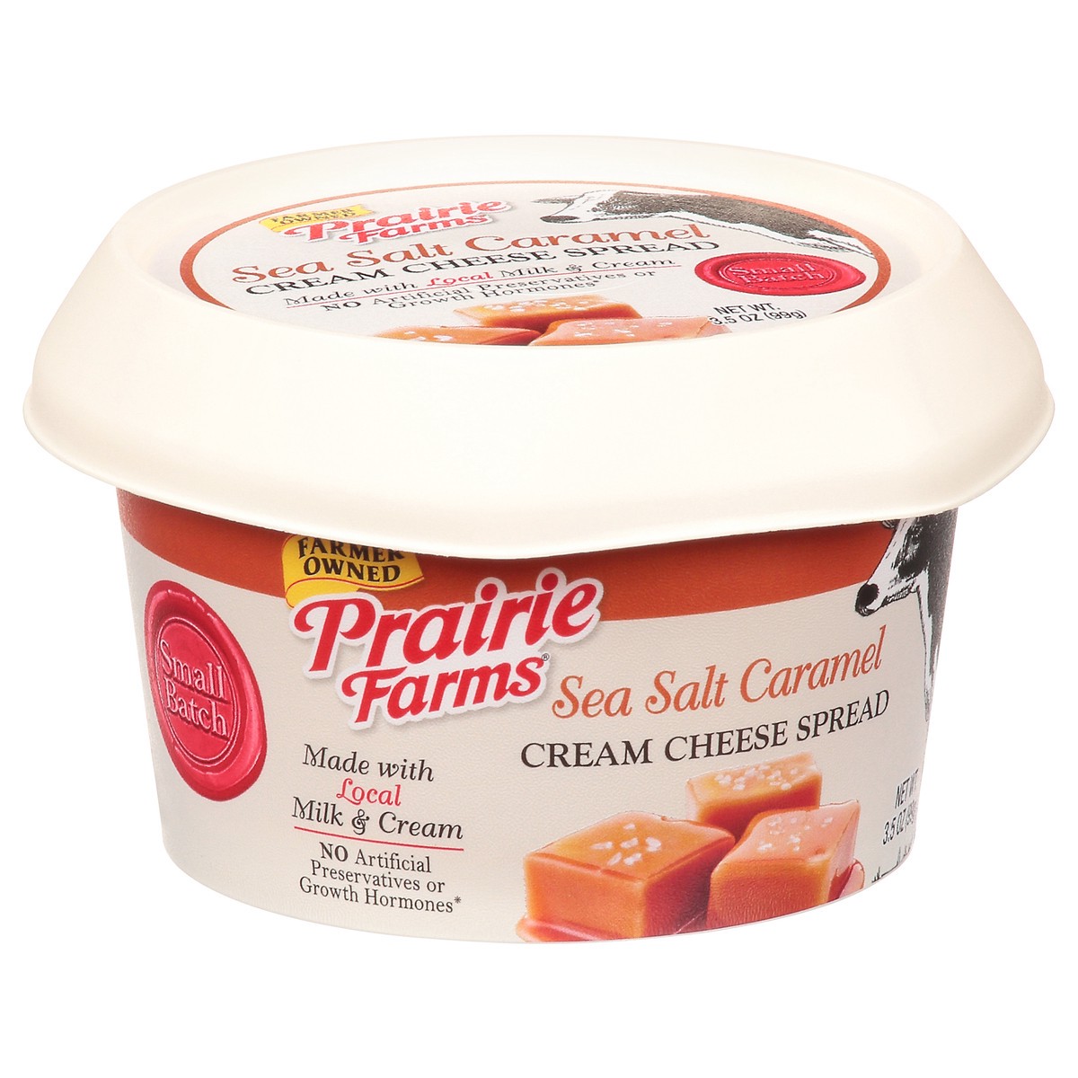 Prairie Farms Seal Salt Caramel Cream Cheese Spread 3.5 oz Bowl 3.5 oz ...