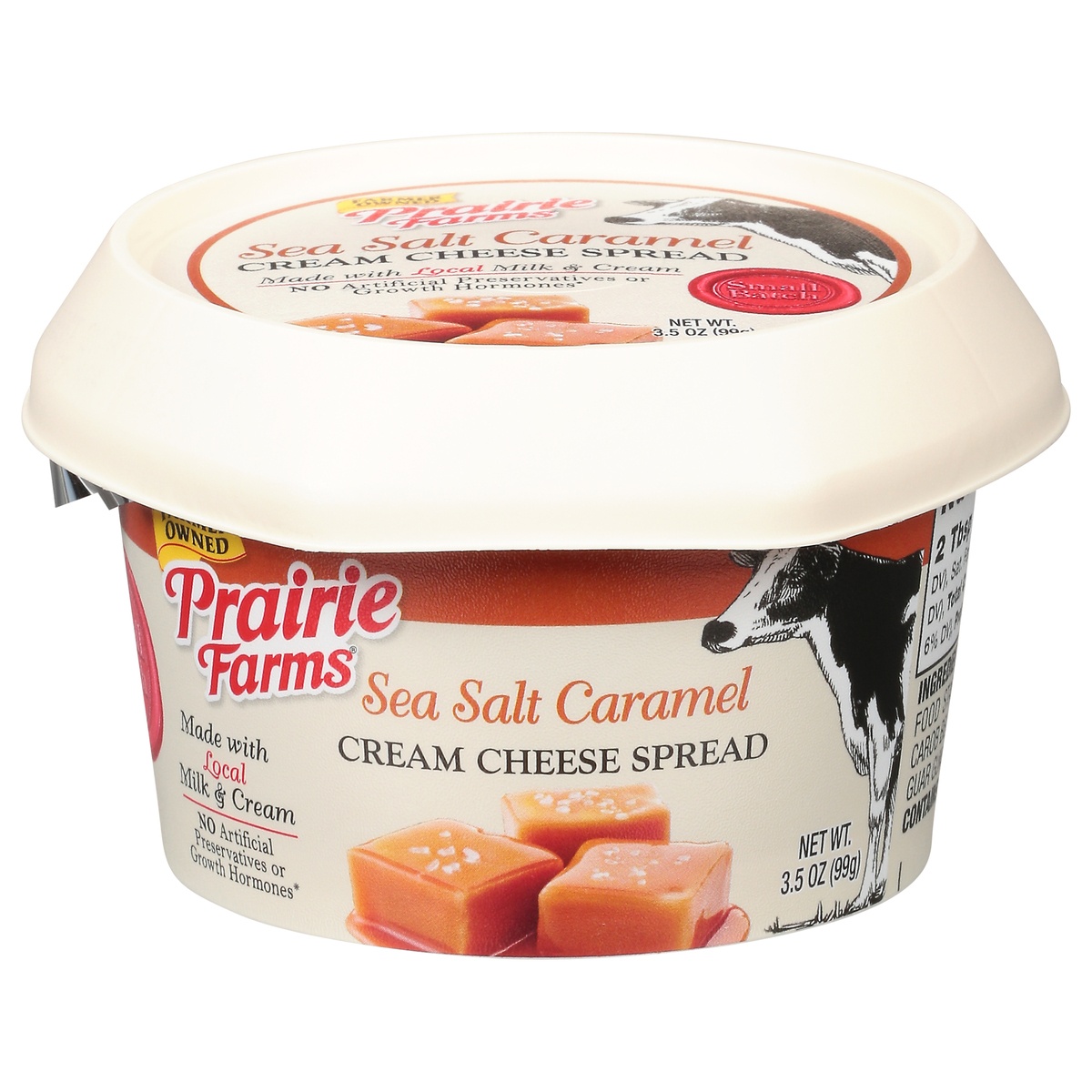 Prairie Farms Cream Cheese Spread, Sea Salt Caramel 3.5 oz | Shipt