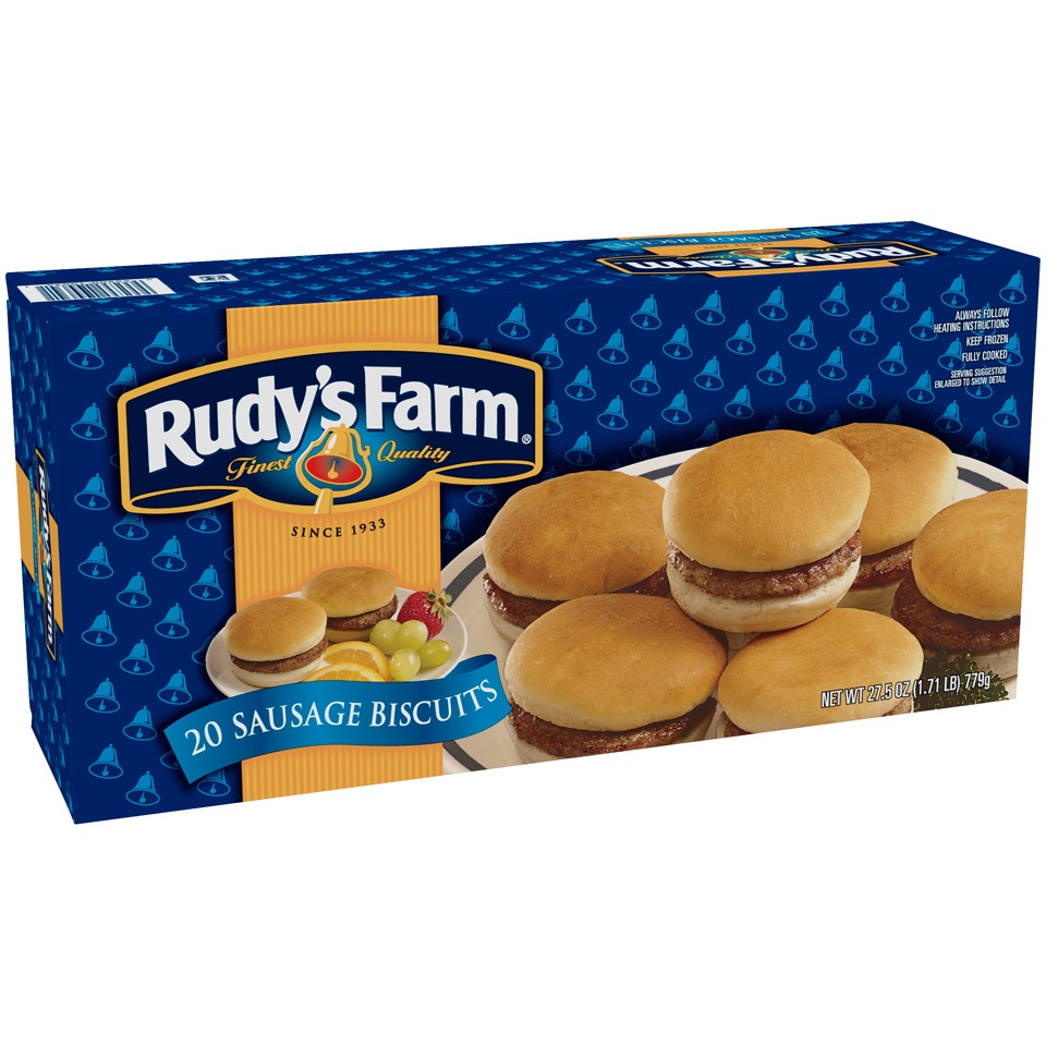Rudy's Farm Sausage Biscuits 20 ct | Shipt
