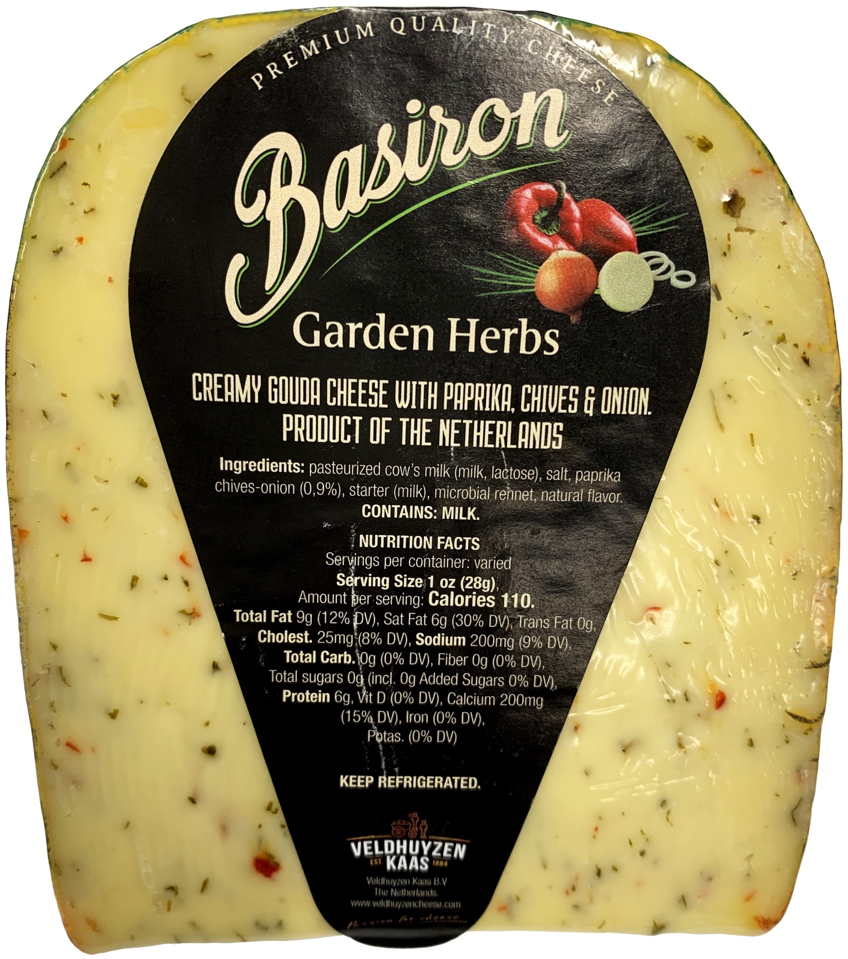 Peterson Co. Basiron Garden Herb Gouda | shipt
