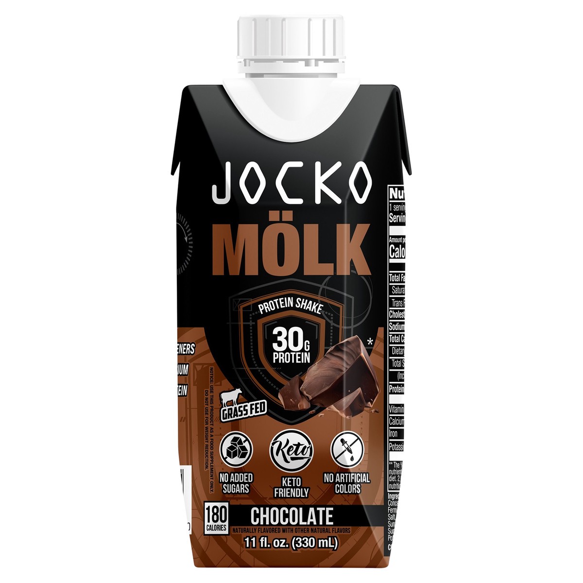 Jocko Chocolate Protein Mölk Shake 11 oz Tetrapak 11 oz | shipt