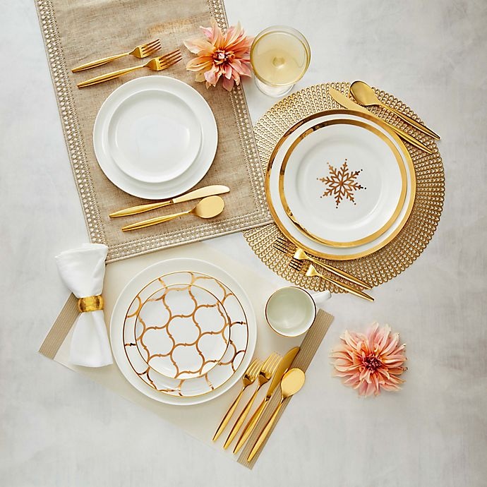 Nevaeh White by Fitz and Floyd Grand Rim Wide Band Gold Cup and Saucer ...