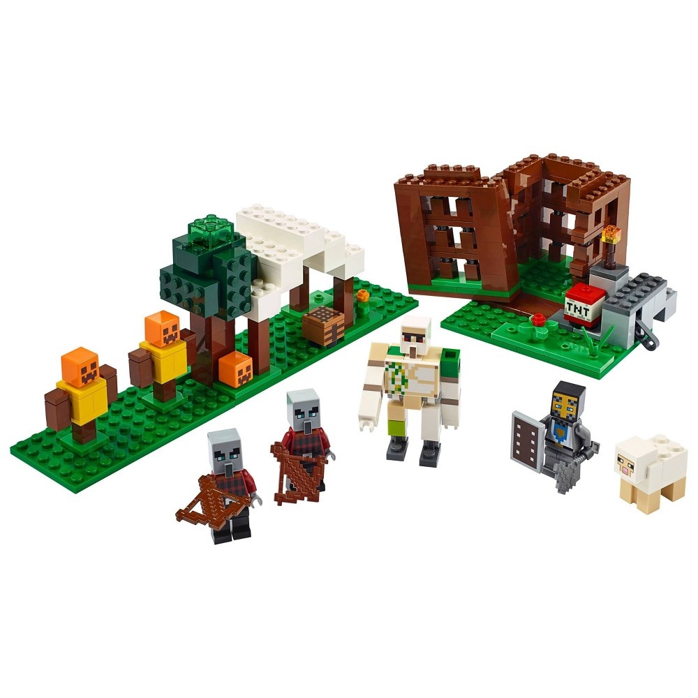 LEGO Minecraft The Pillager Outpost 21159 Awesome Action Figure ...