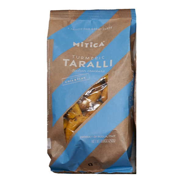 Mitica Turmeric Taralli Crackers (Chia & Flax) 8.81 oz | shipt