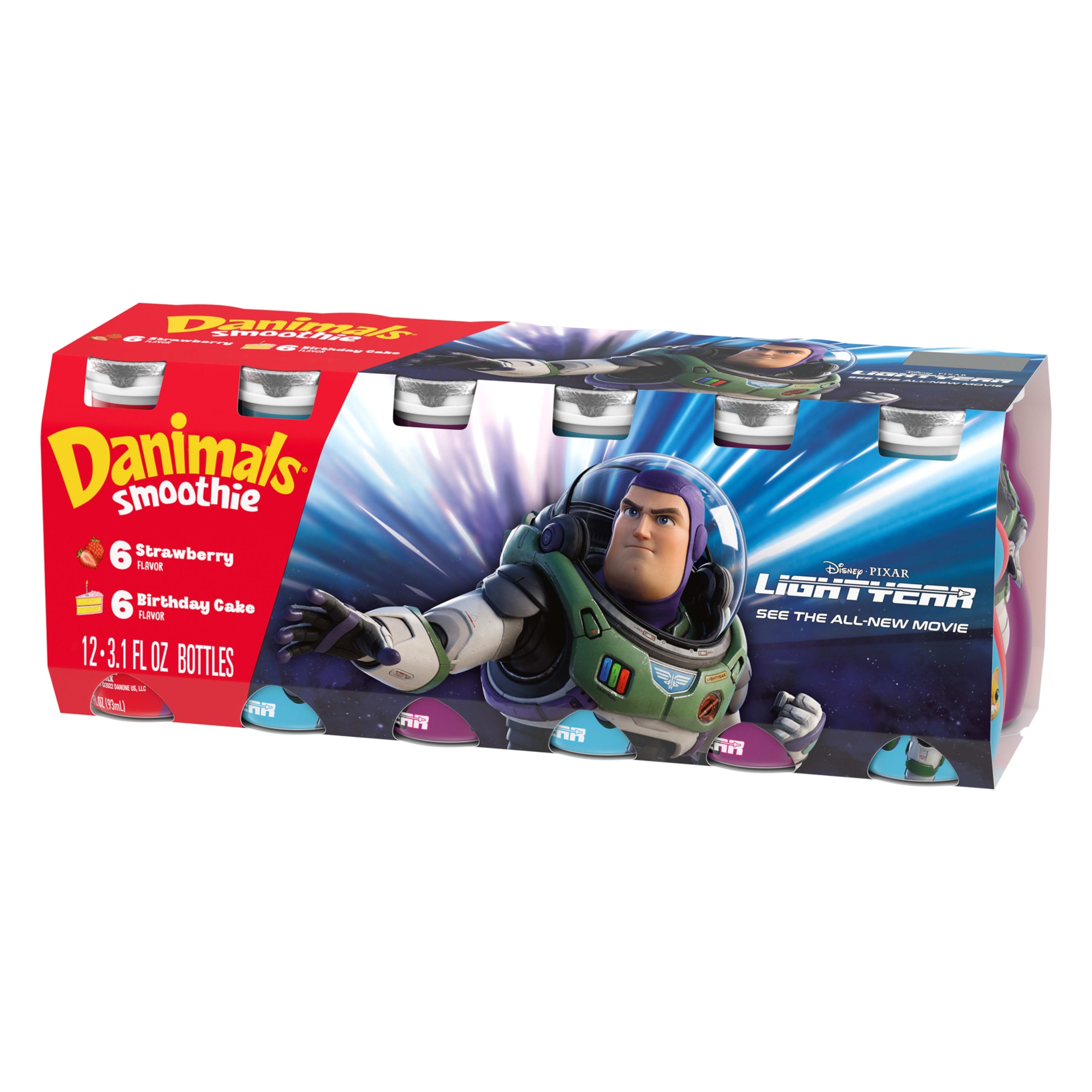 Danimals Strawberry Explosion & Birthday Cake Variety Pack Smoothies ...