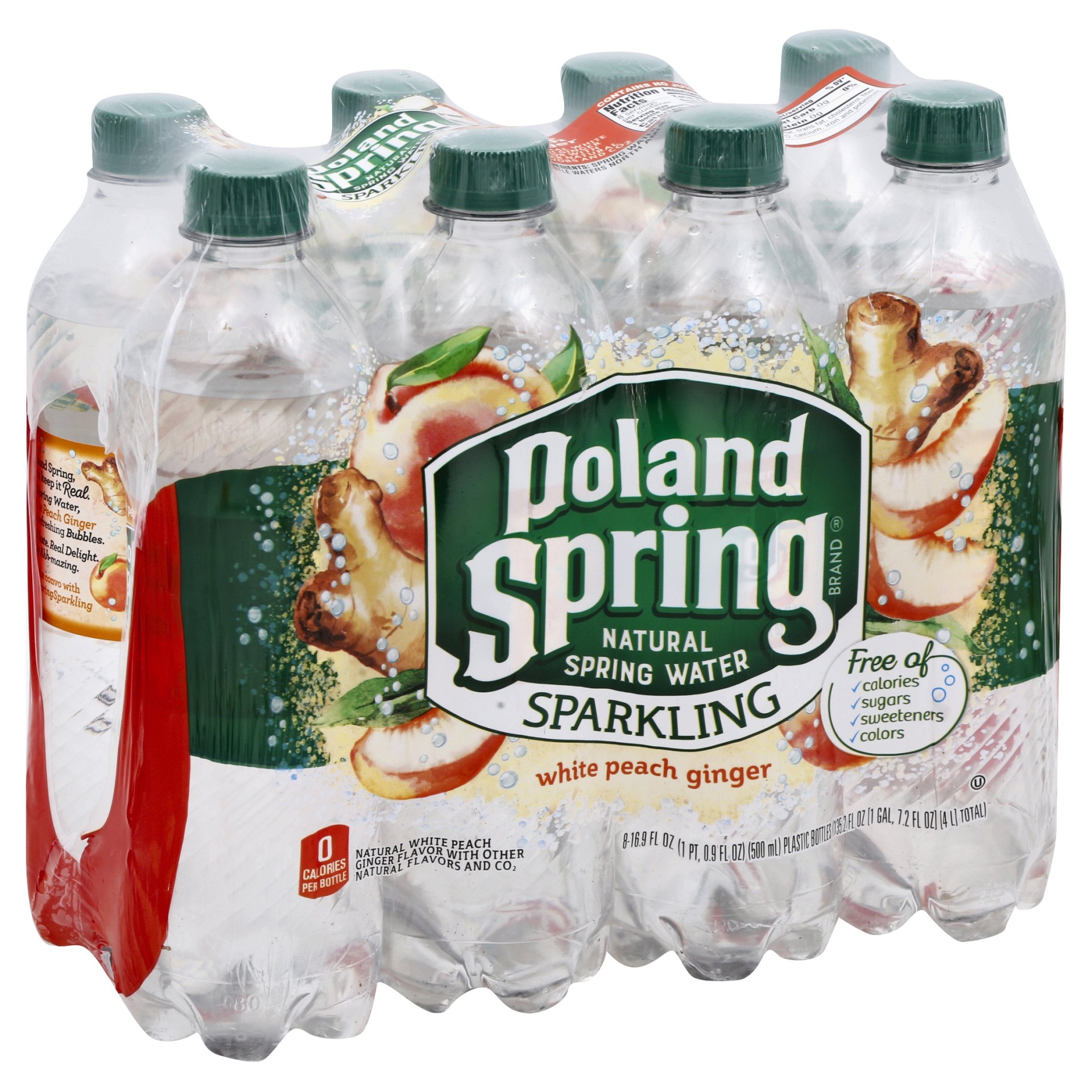 Poland Spring Sprk 8Pk/.5Lt Wht Gn P 135.2 fl oz | Shipt