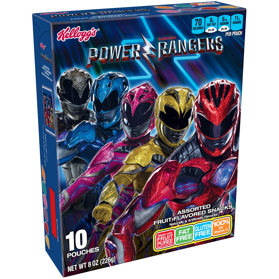 Kellogg's Power Rangers Fruit Flavored Snacks 10 ct | Shipt