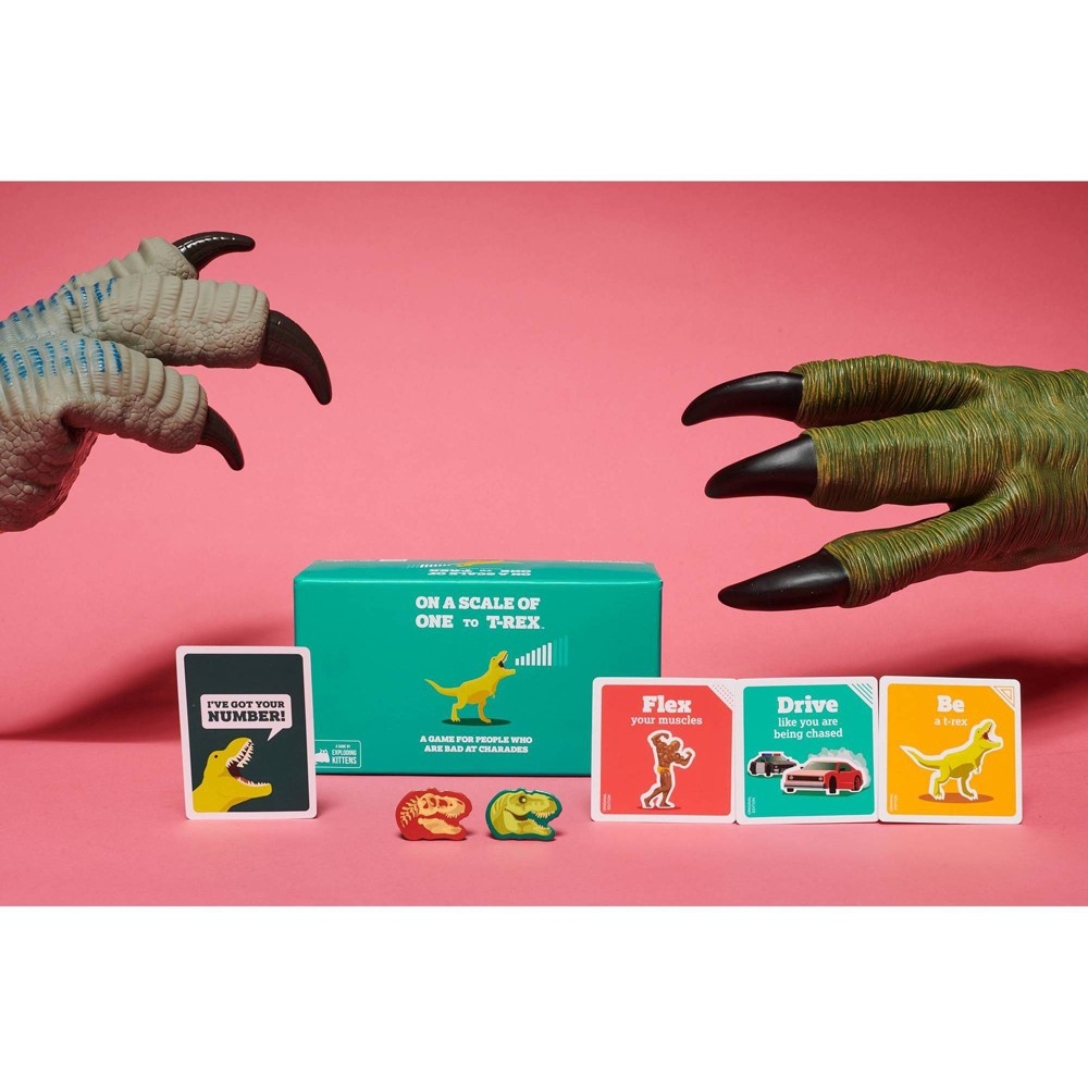 Exploding Kittens On a Scale of One to T-Rex: A Card Game for People ...