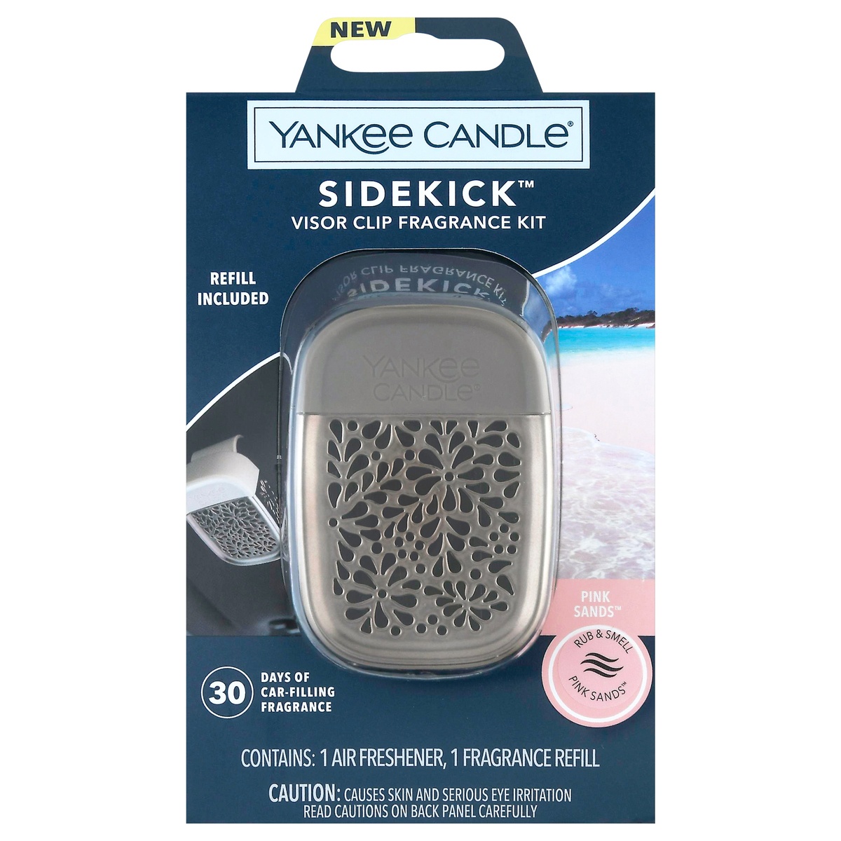 Yankee Candle Sidekick Pink Sands Visor Clip Fragrance Kit 1 ct | Shipt
