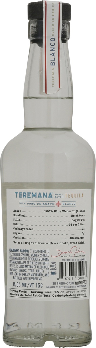 Teremana Blanco Tequila, Small Batch 375 ml | Shipt