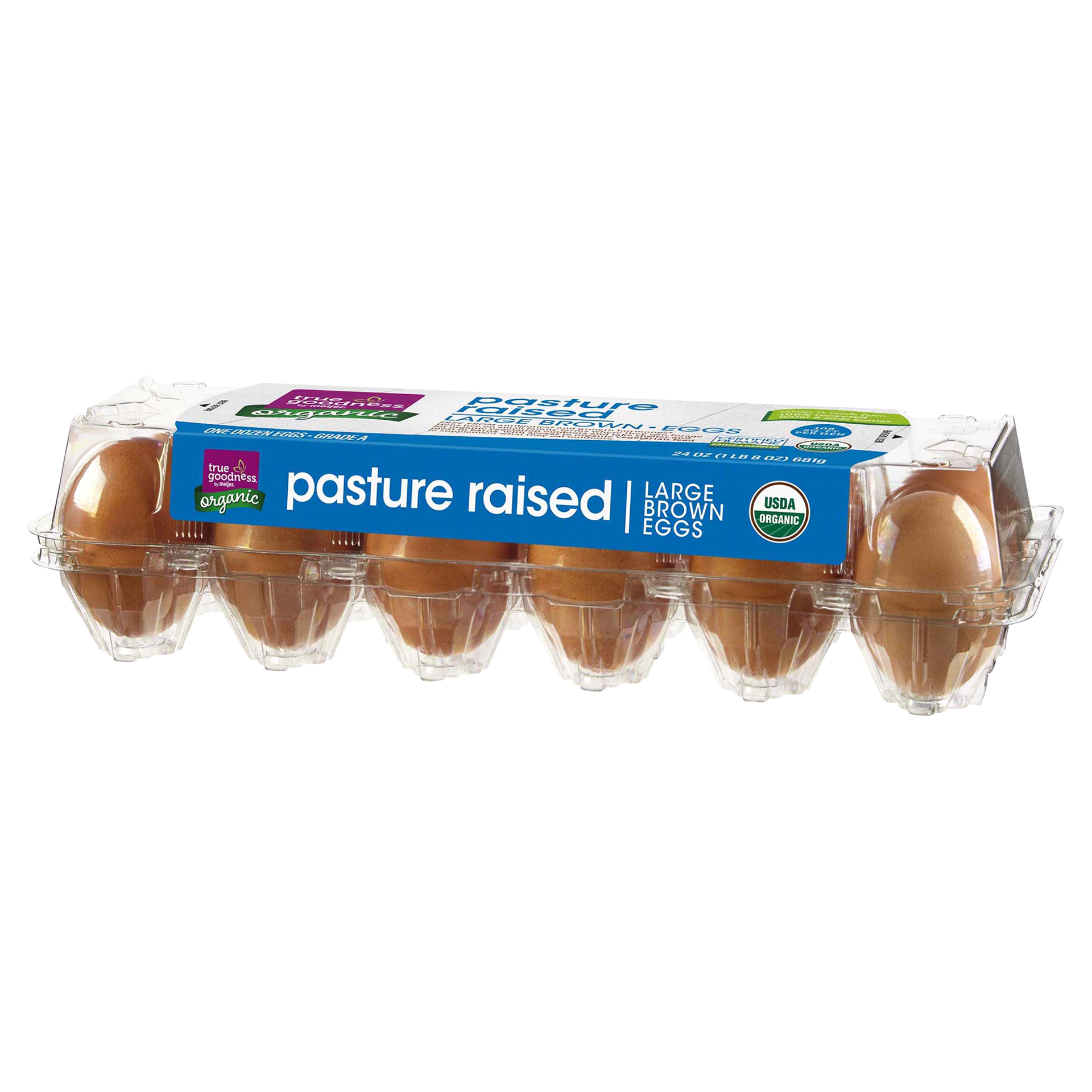 True Goodness Organic Pasture Raised Eggs Dozen 12 ct | Shipt