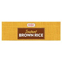 Meijer Instant Whole Grain Brown Rice 28 oz | Shipt